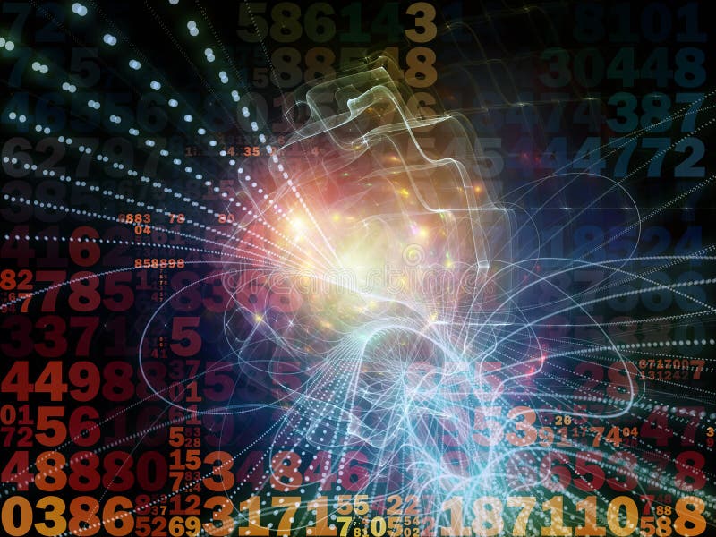 Digital Trails stock illustration. Illustration of science - 221736085