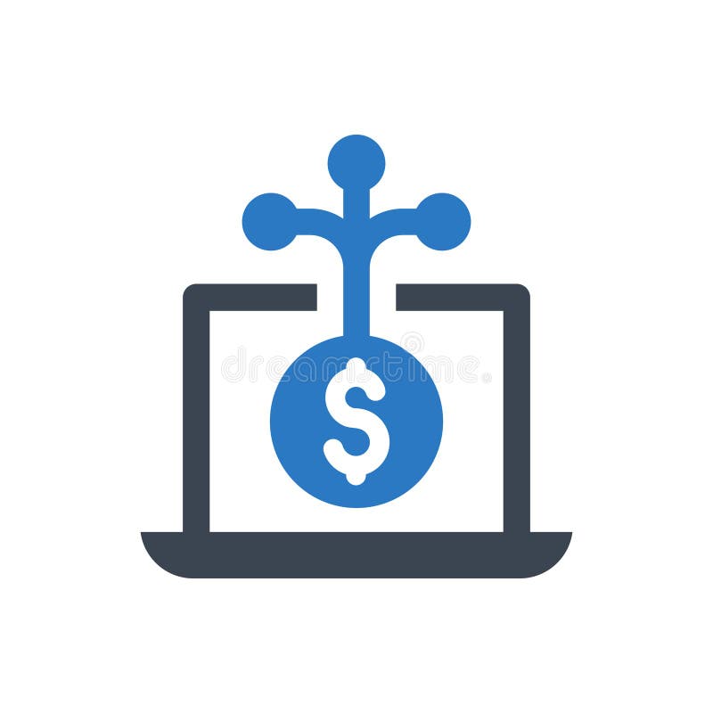 Digital transaction icon stock vector. Illustration of internet - 262613275