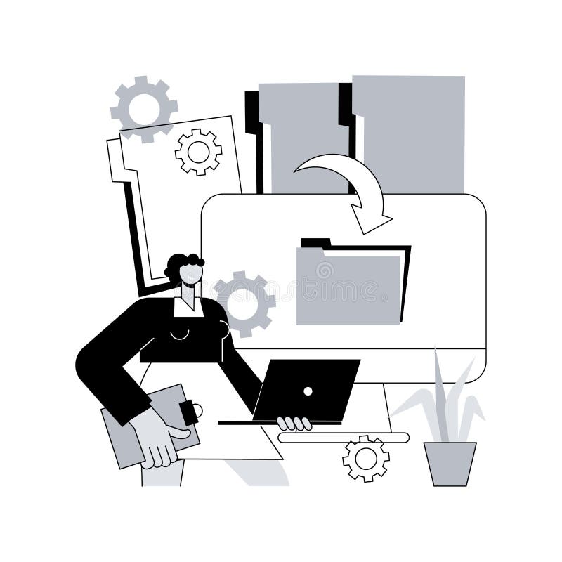Digital Transformation Drawing Stock Illustrations – 1,691 Digital ...