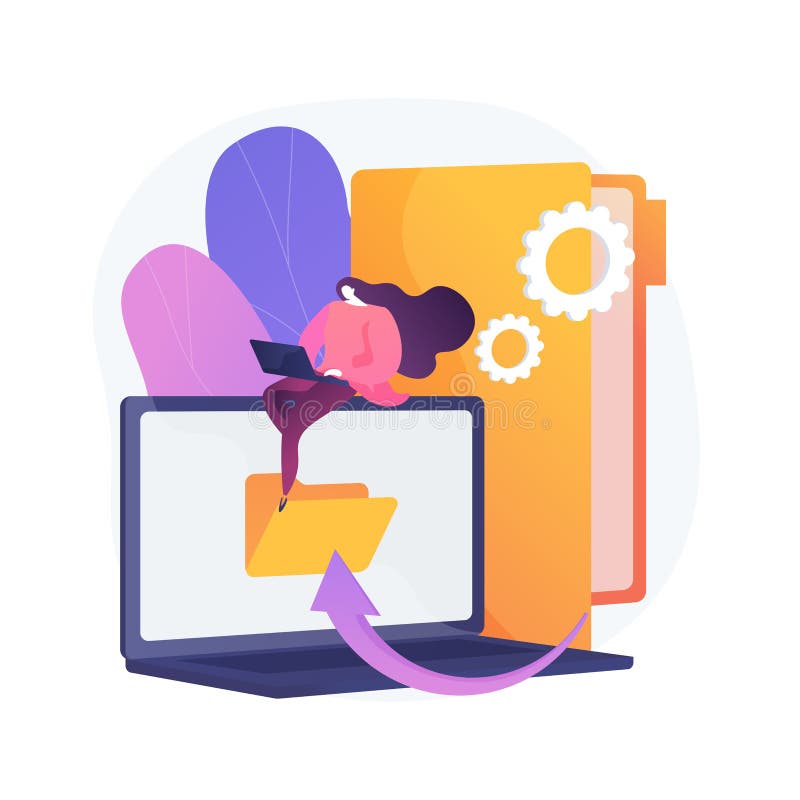 Digital Transformation Abstract Concept Vector Illustration Stock ...