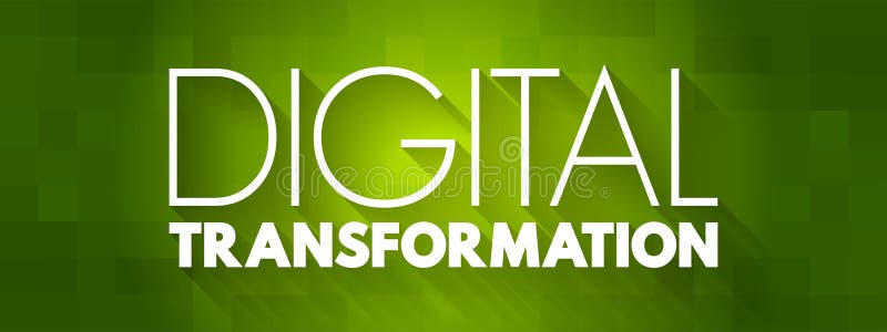 Digital Transformation Mind Map Process On Blackboard Technology