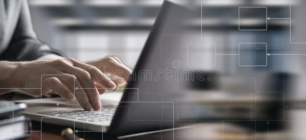 Digital Transformation And Automation Stock Image Image Of