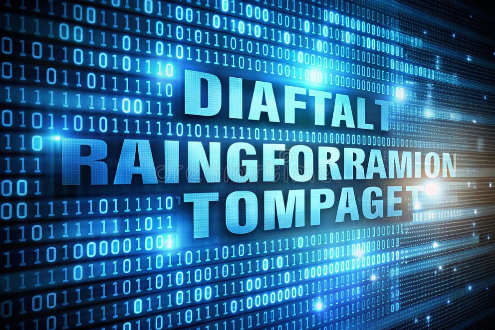 Digital Transformation: Binary Code and the Shift Toward a Technological Future Stock ...