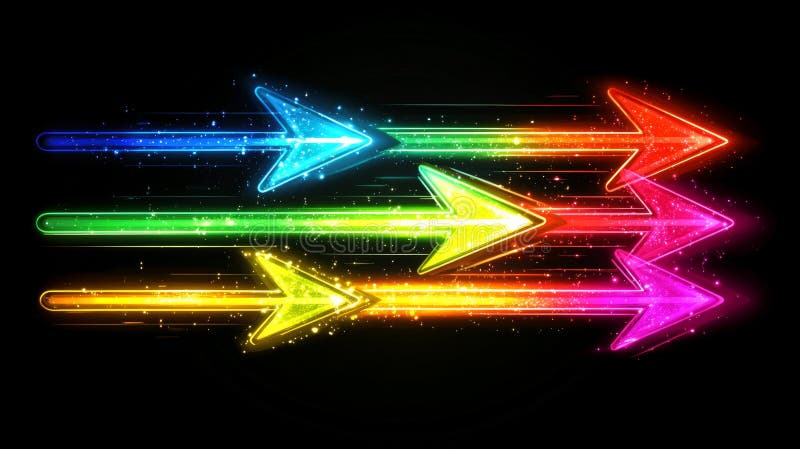 Digital Transformation Chart with Ascending Arrows in a Striking Array ...