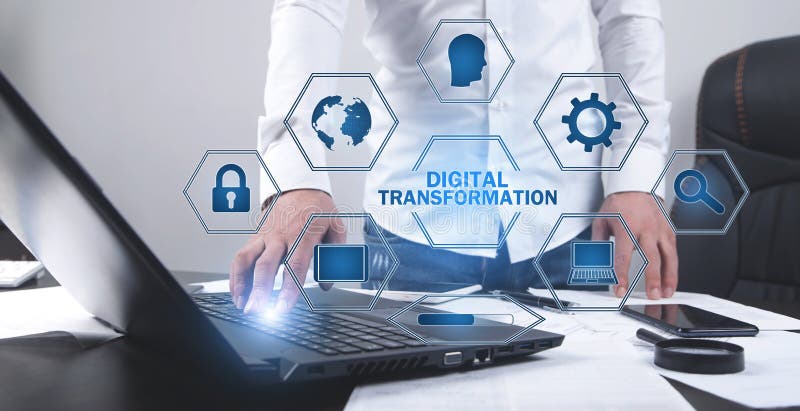 Digital Transformation Concept.Business. Innovation Stock Image - Image ...