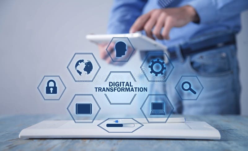 Digital Transformation Concept.Business. Innovation Stock Photo - Image ...