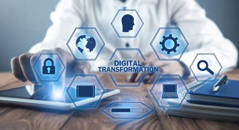 Digital Transformation Concept.Business. Innovation Stock Image - Image ...