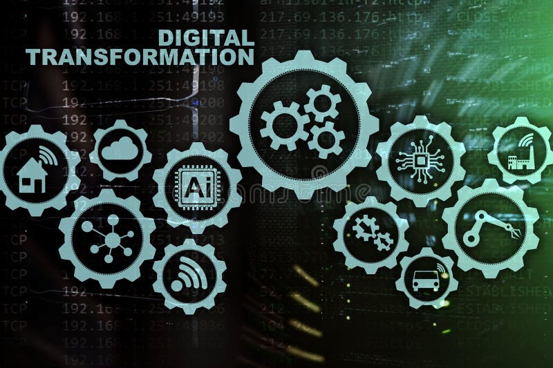 Digital Transformation Concept of Digitalization of Technology Business ...