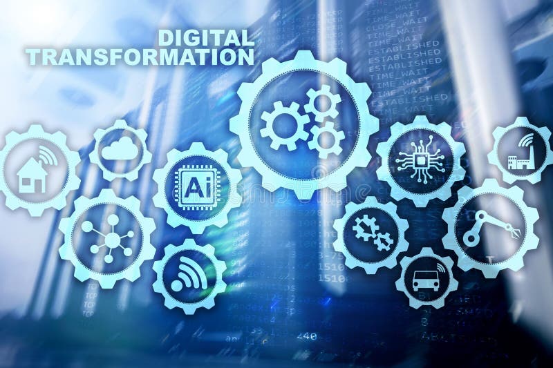 Digital Transformation Concept of Digitalization of Technology Business ...