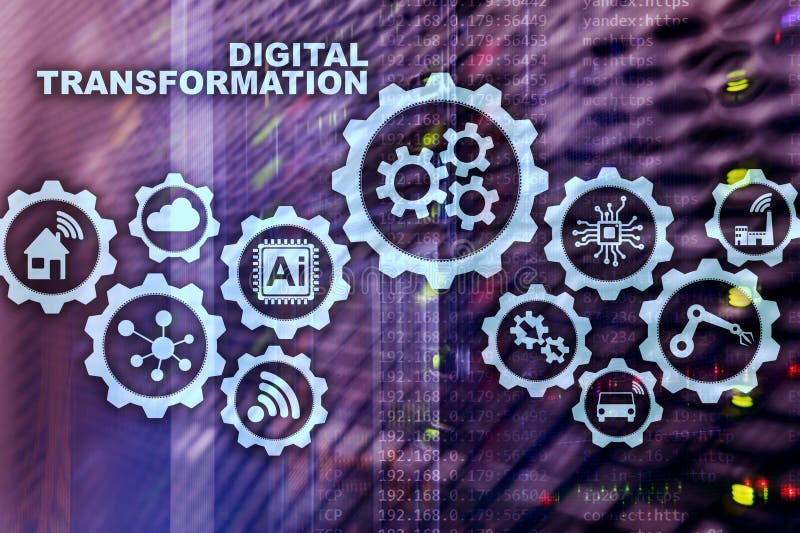 Digital Transformation Concept of Digitalization of Technology Business ...