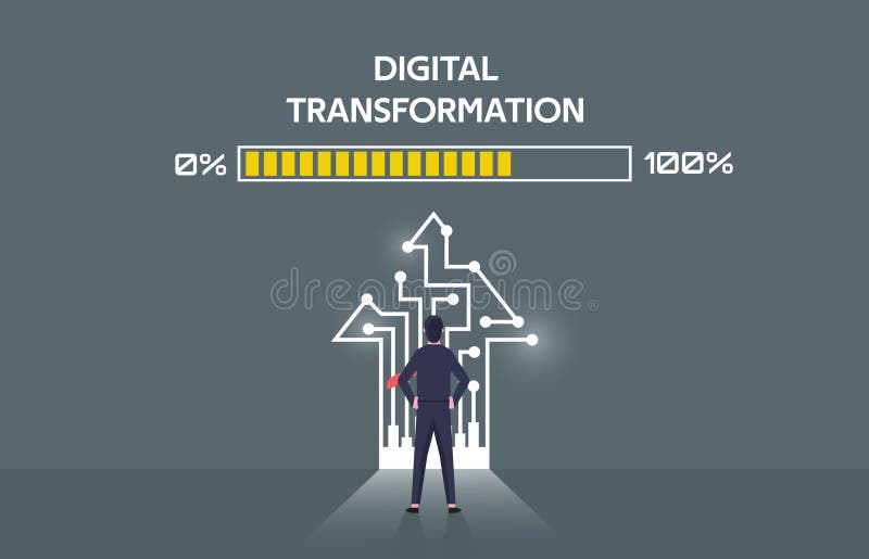 Digital Transformation Concept, in the Progress of New Innovation ...