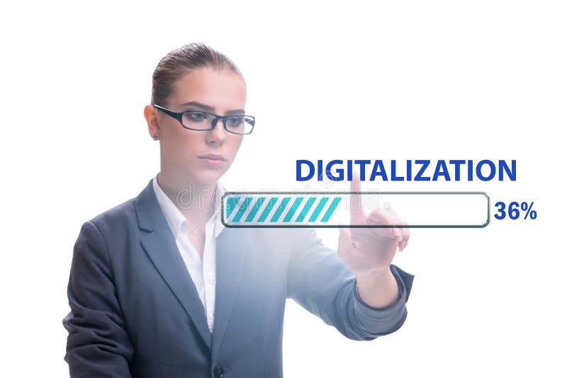 Digital Transformation and Digitalization Concept Stock Photo - Image ...