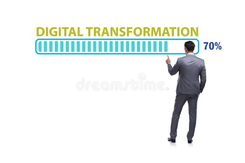 Digital Transformation and Digitalization Technology Concept Stock ...