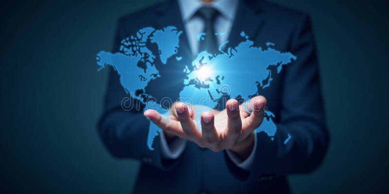 Digital Transformation and Global Connectivity?Global Digital Business Network Concept Stock ...