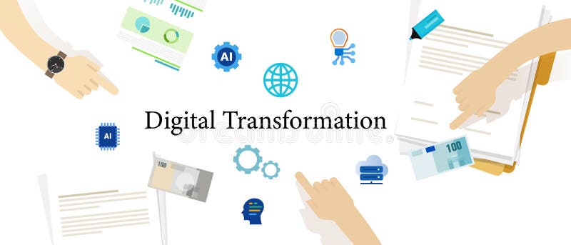 Digital Transformation Internet Business Technology Artificial ...