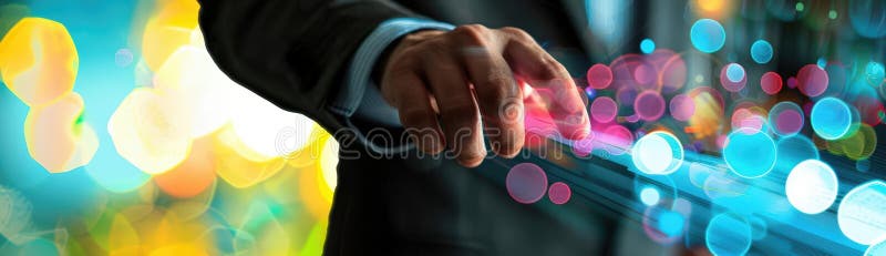 Digital Transformation Leader Implementing Strategies Stock ...