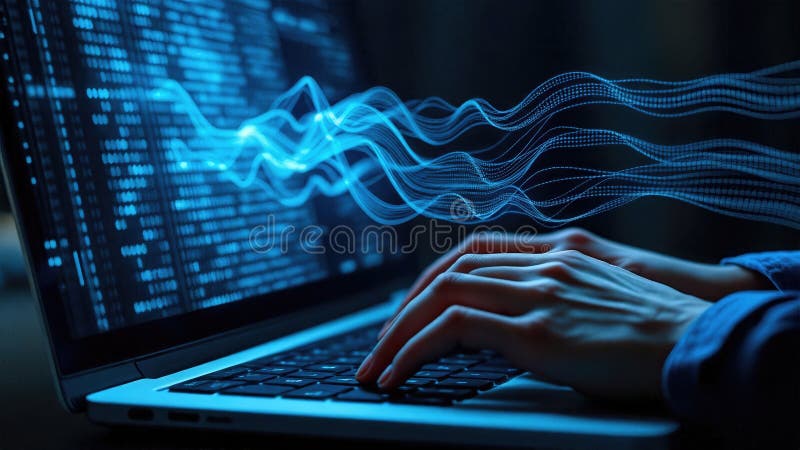 Digital Transformation Neural Network Data Processing And Machine