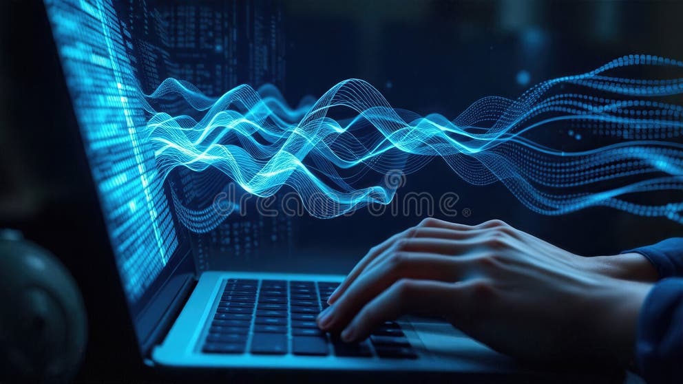 Digital Transformation Neural Network Data Processing And Machine