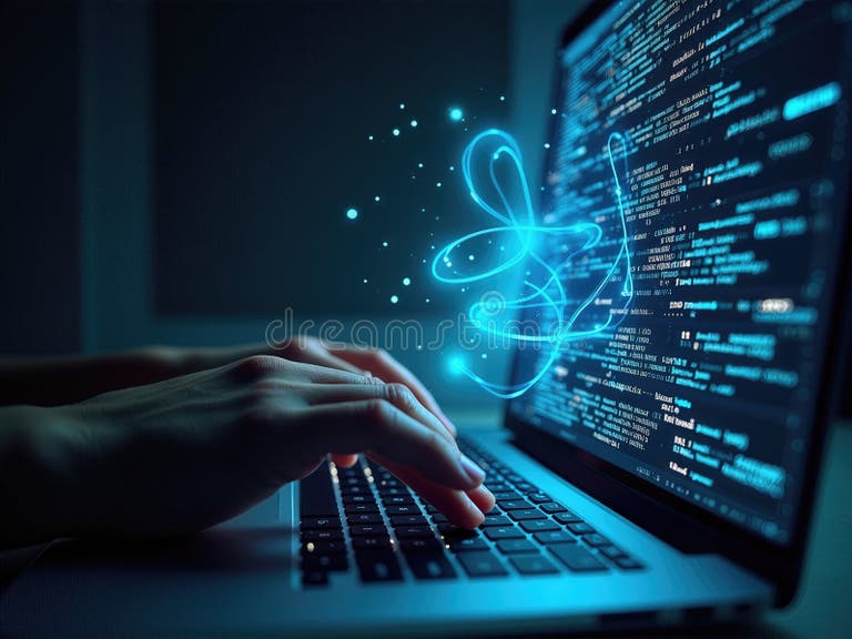 Digital Transformation Neural Network Data Processing And Machine