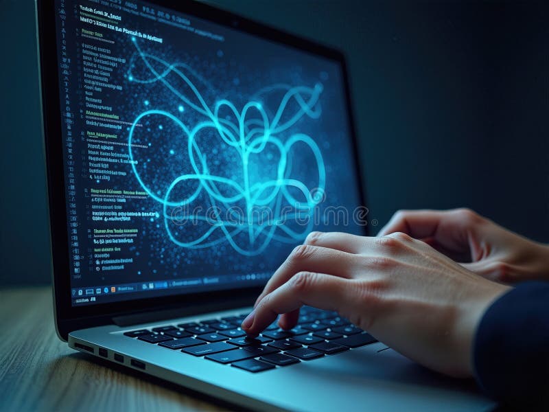 Digital Transformation Neural Network Data Processing And Machine