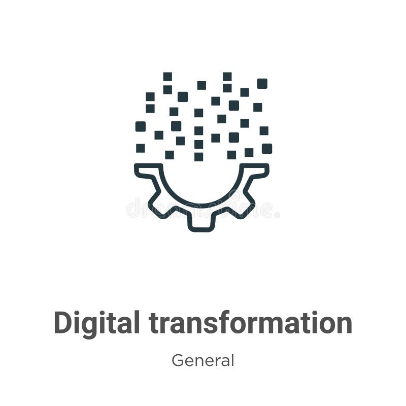 Digital Transformation Icon Stock Illustrations – 3,199 Digital ...