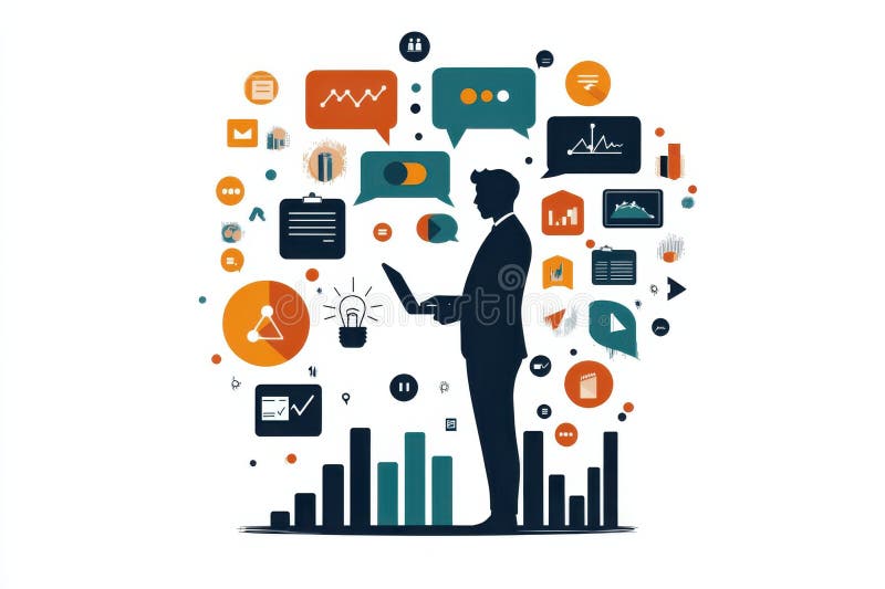 Digital Transformation Strategies Office Environment Infographic Style ...