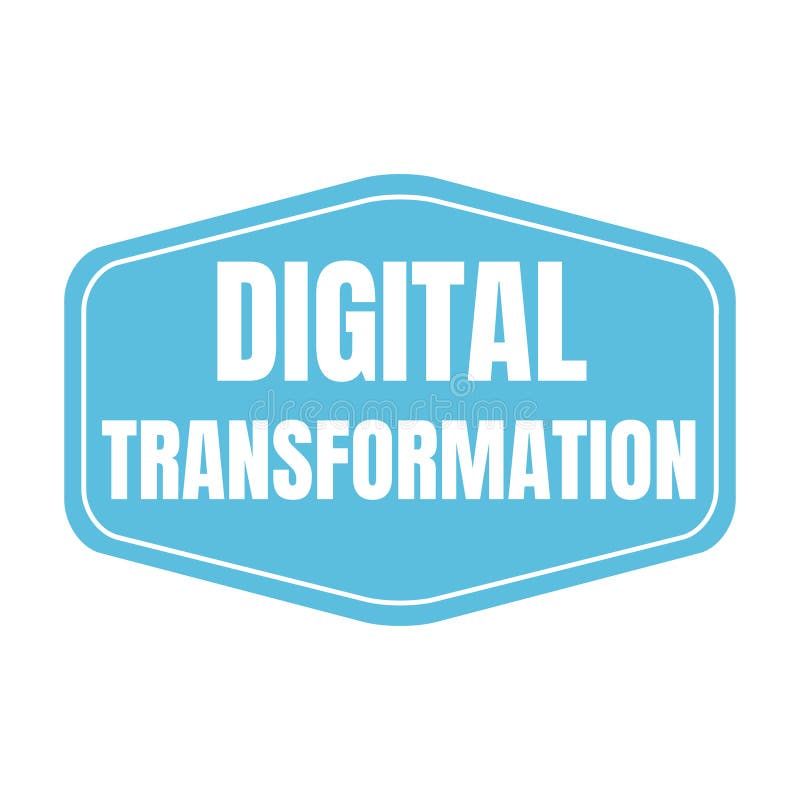 Digital Transformation Symbol Icon Stock Illustration - Illustration of ...