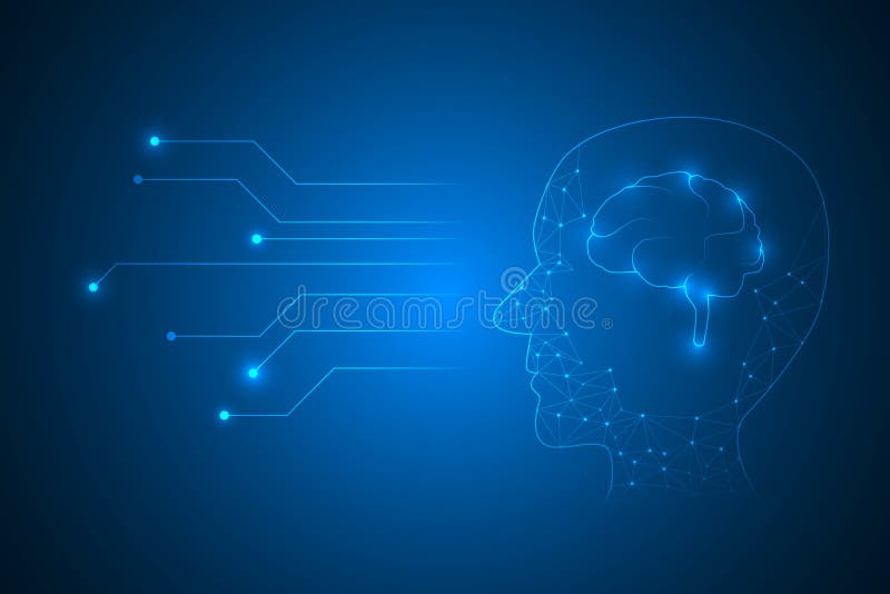 Digital Transformation Technology Abstract Background. Stock ...