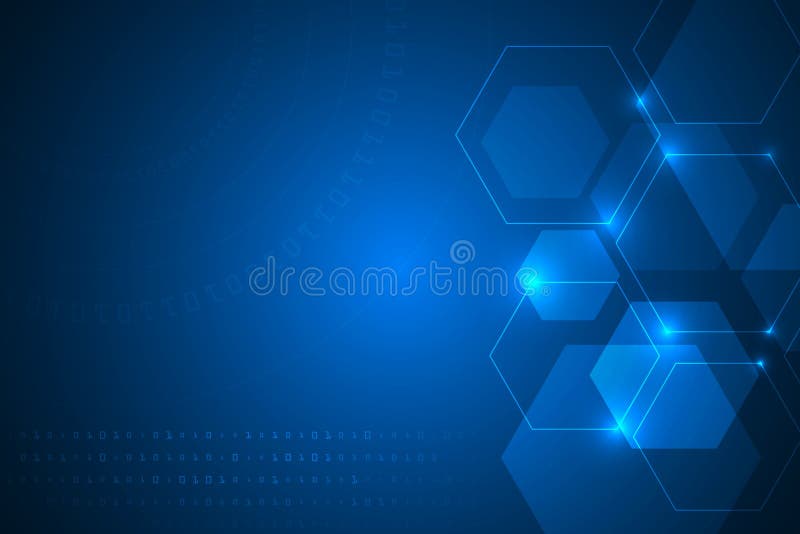 Digital Transformation Technology Abstract Background. Stock Image ...