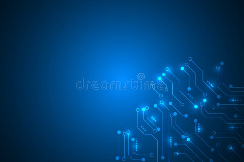 Digital Transformation Technology Abstract Background. Stock Image ...