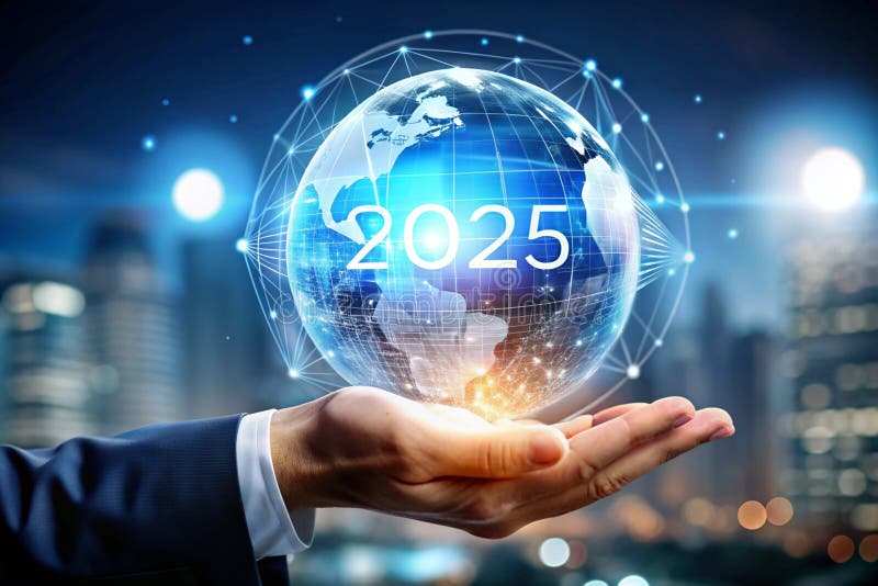 Digital Transformation Trends for 2025 Stock Illustration ...