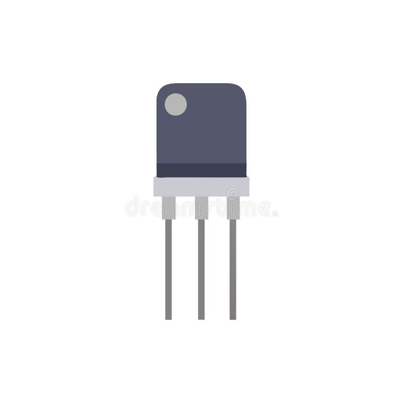Digital Transistor Icon stock illustration. Illustration of engineering ...