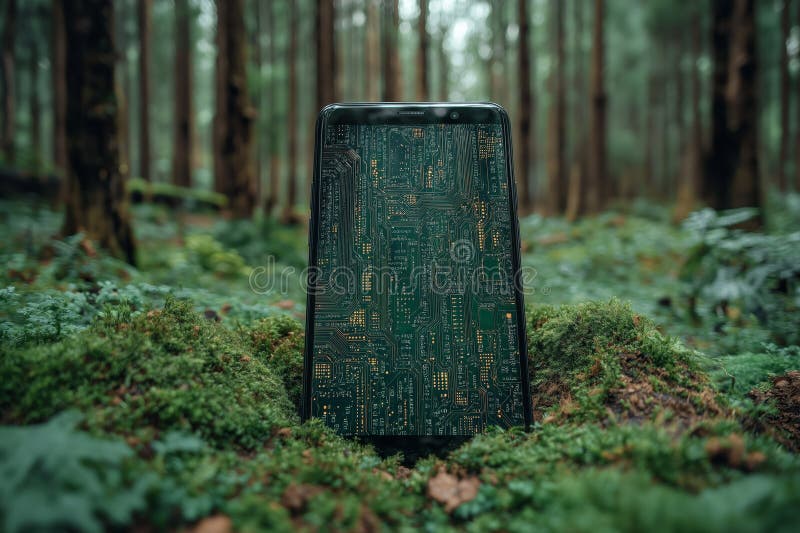 Digital Tree with Circuit Branches Flourishing in a Forest Setting ...