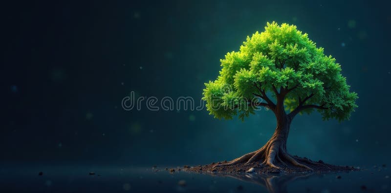 Digital Tree with Code Leaf Growth, Tech Skills Development, Tree ...
