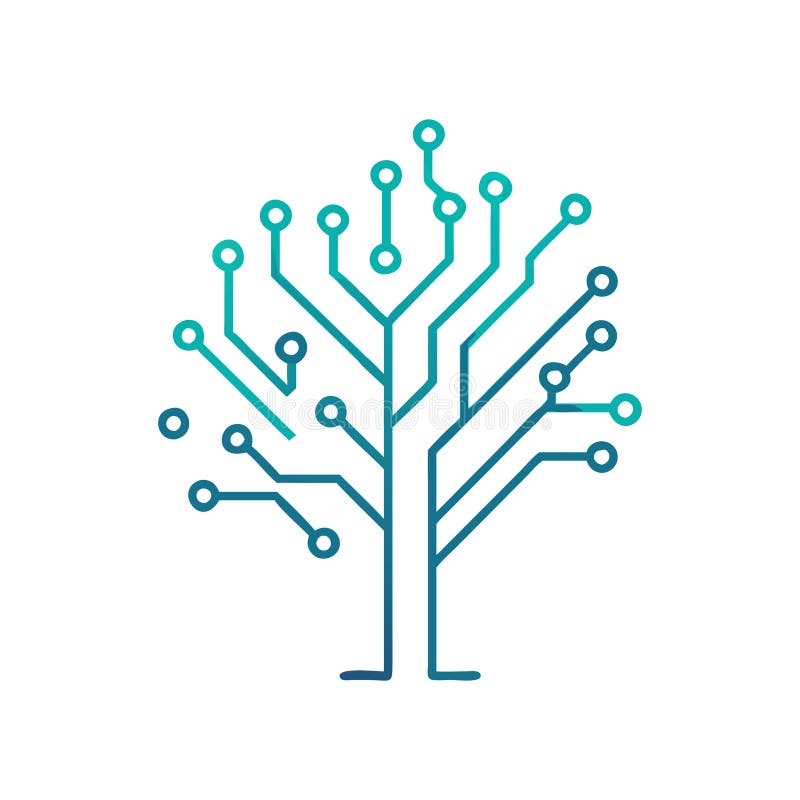Digital Tree: a Modern Icon for Technology, Growth, and Innovation ...