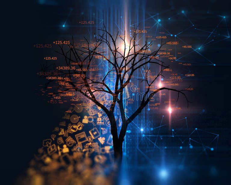 Digital Tree Growth Stock Illustrations – 33,584 Digital Tree Growth ...