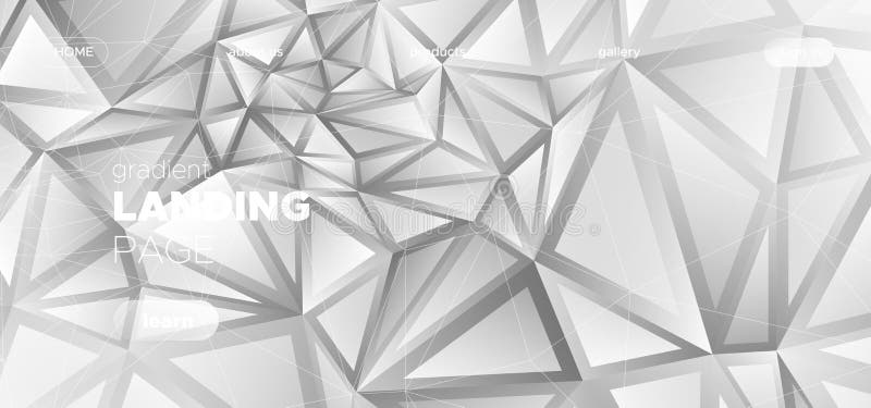 Digital Triangles Wallpaper. Abstract Polygon Stock Vector ...