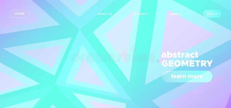 Digital Triangles Wallpaper. Creative Polygon Stock Vector ...