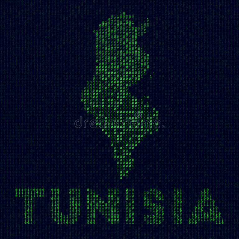 Digital Tunisia logo. stock vector. Illustration of digital - 184318734