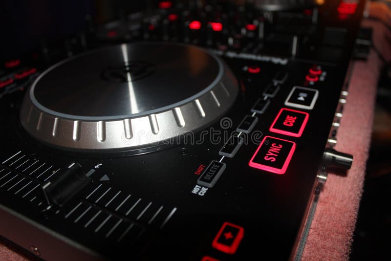 Digital turn table stock image. Image of side, left, close - 47639097