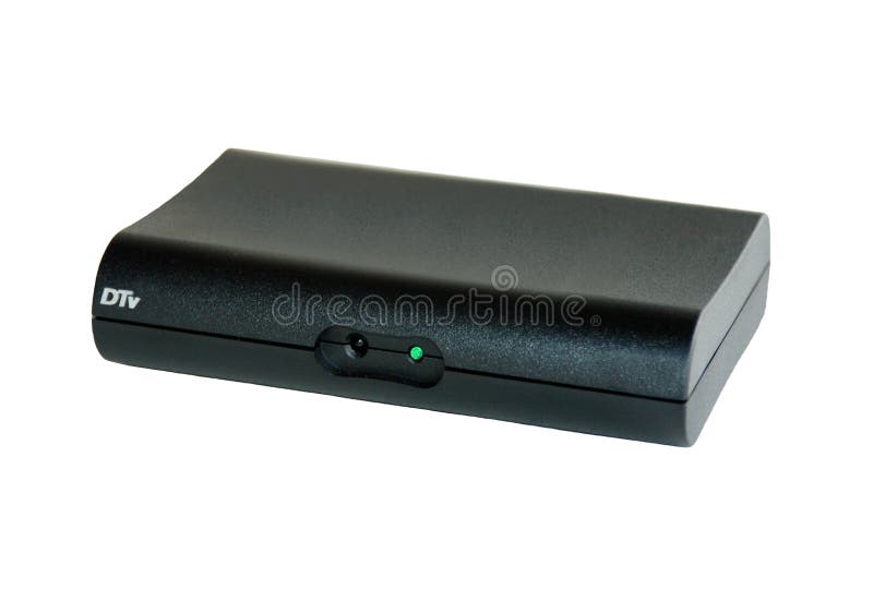 Digital tv converter box stock image. Image of channel - 8623085