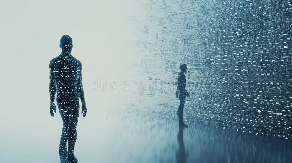 Digital Twin Visualization with High Tech Structure and Glowing System ...