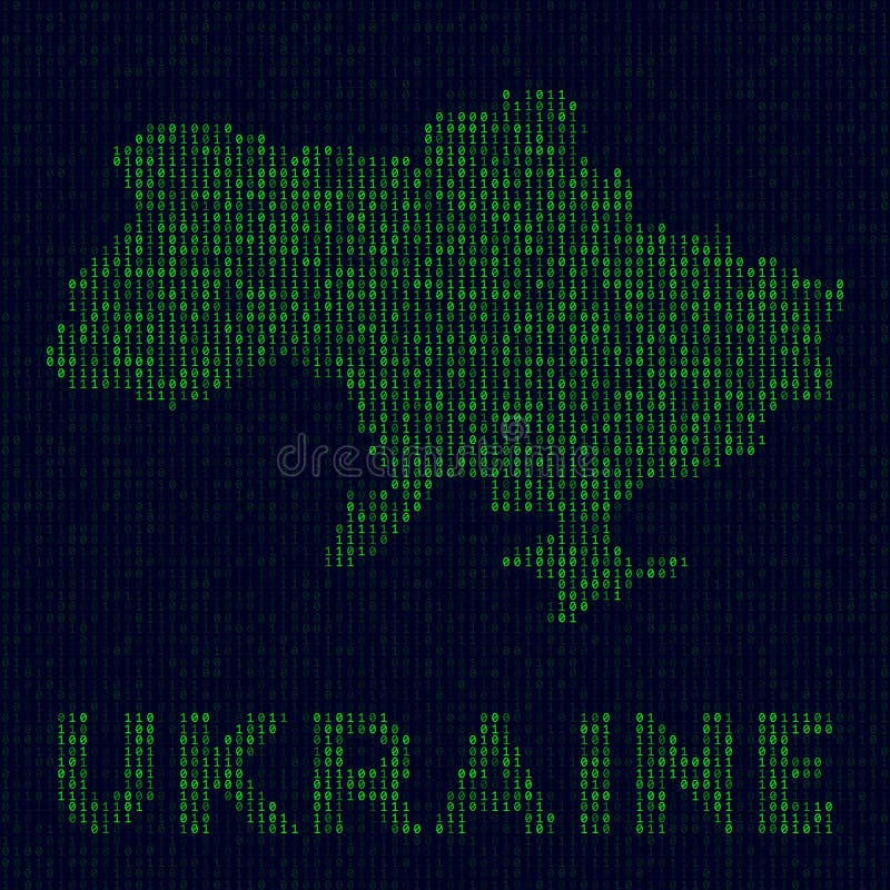 Digital Ukraine logo. stock vector. Illustration of graphic - 176122175