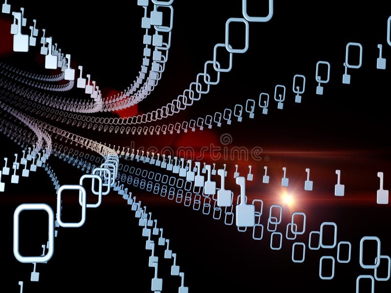 Digital Universe stock illustration. Illustration of bright - 20370404