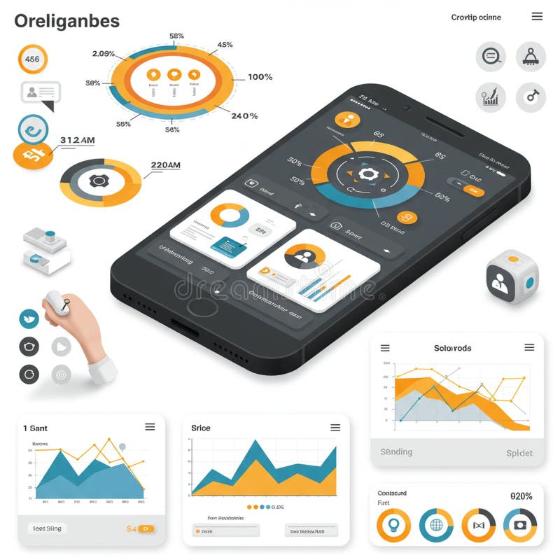 Digital User Interface Design Stock Illustrations – 238,424 Digital ...