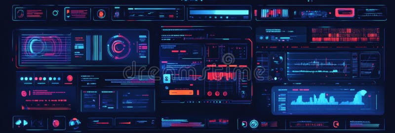 Digital User Interface Sticker Elements Including Buttons, Cursors, and ...