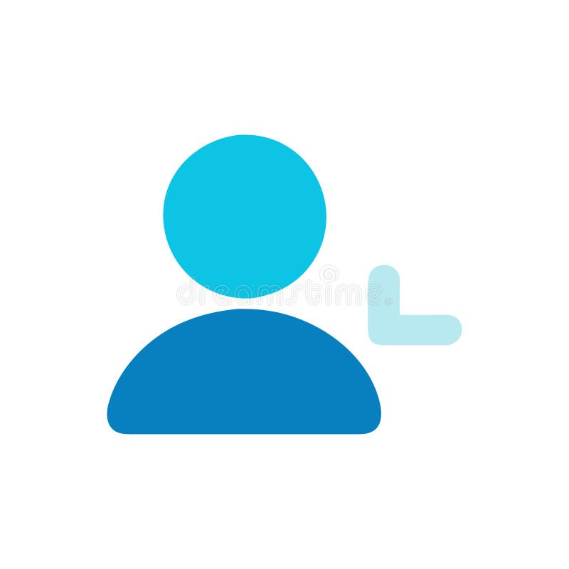 Digital User Profile Icon stock illustration. Illustration of outline ...