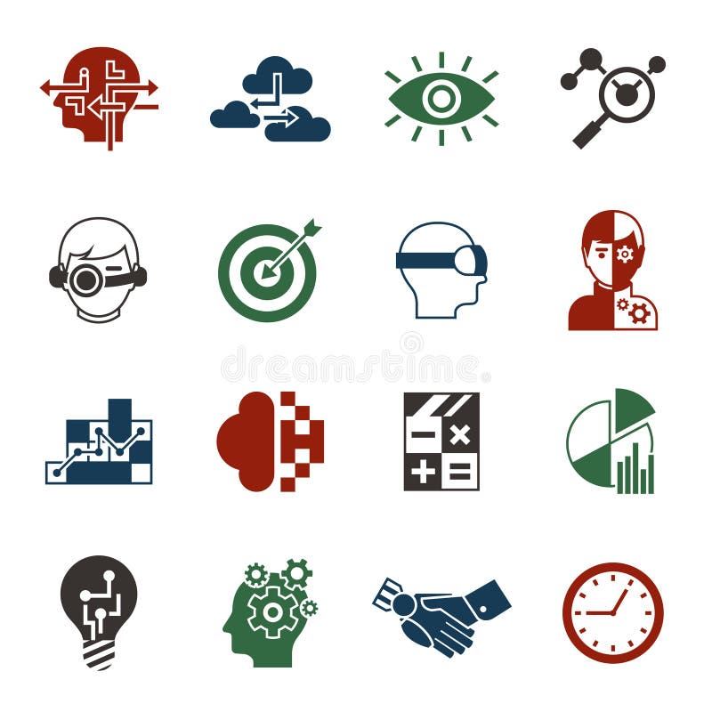 Digital Vector Augmented Analytics Stock Illustration - Illustration of ...