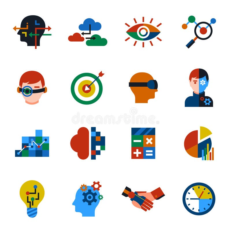 Digital Vector Augmented Analytics Stock Illustration - Illustration of ...