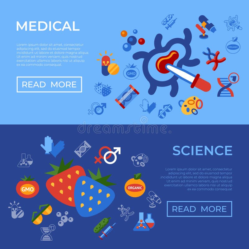 Digital Vector Genetic Engineering Technology Stock Illustration ...